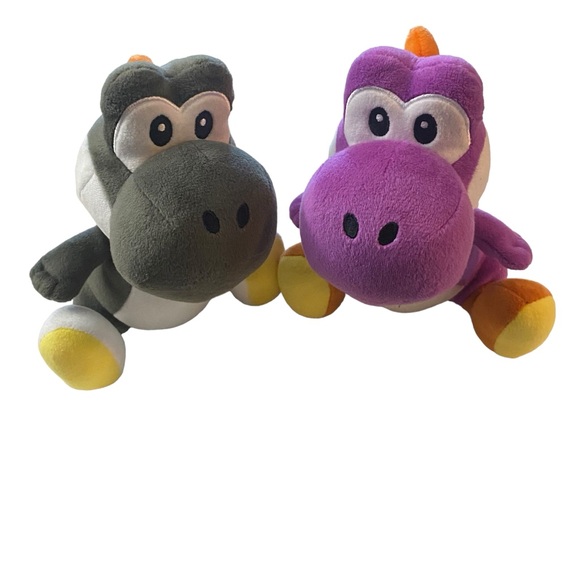 Little Buddy | Toys | Nintendo Super Mario Yoshi 8 Plush Grey Purple ...